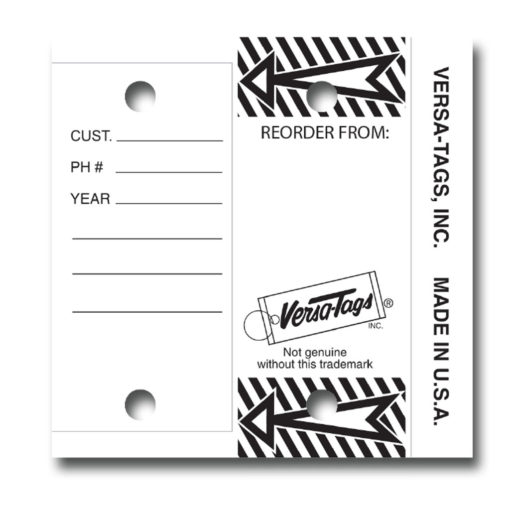 Blank Auto Repair Key Tags - Auto Dealer Designs